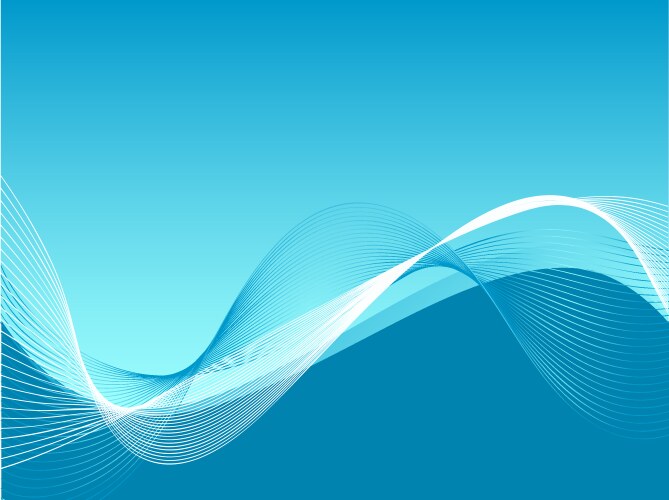 Beautiful and elegant smooth wave mandala Vector Image