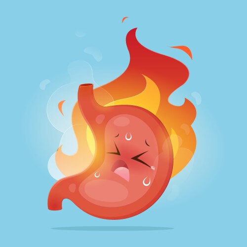 Heartburn Cartoon Reflux Vector Images (over 210)