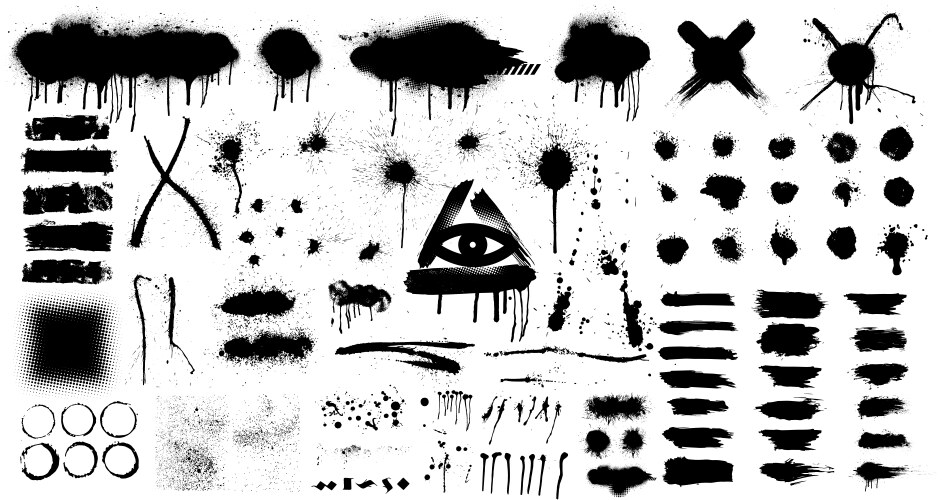 Black Paint Splash Vector Images (over 110,000)