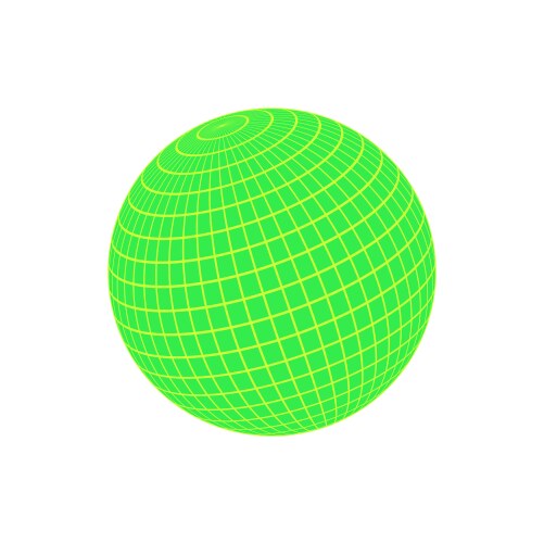 Y2k 3d mesh ball Royalty Free Vector Image - VectorStock