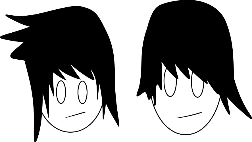 Emo Girl Vector Images (over 900)