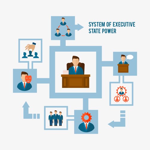 Leadership cartoon design concept Royalty Free Vector Image