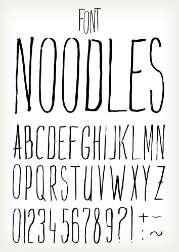 Set of hand drawn calligraphy letter v Royalty Free Vector