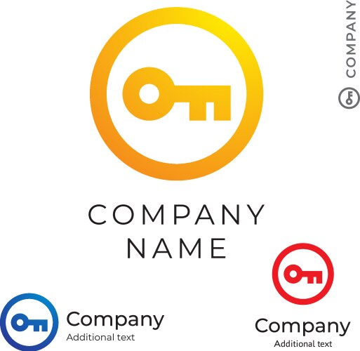 Smart key logo Royalty Free Vector Image - VectorStock