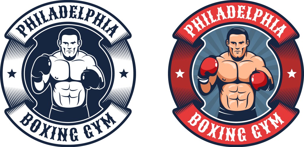 Vintage Boxing Logo Vector Images (over 11,000)