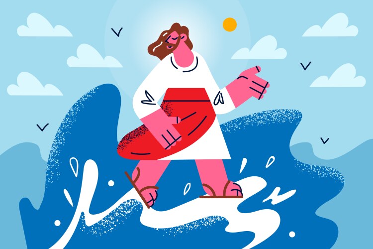 Walking Water Science Demo – Royalty-Free Vector | VectorStock