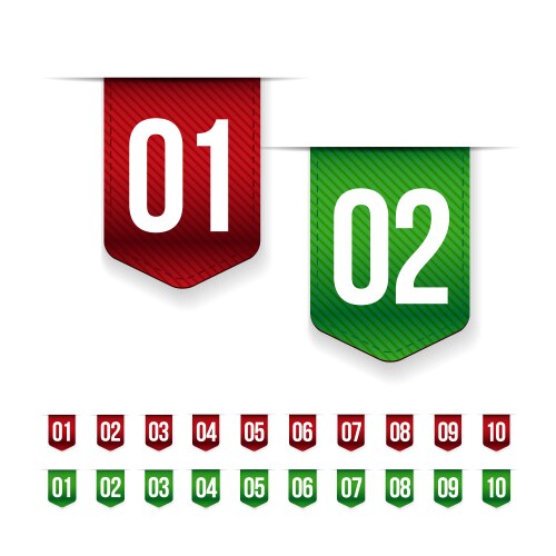 Number Ribbon Vector Images (over 65,000)