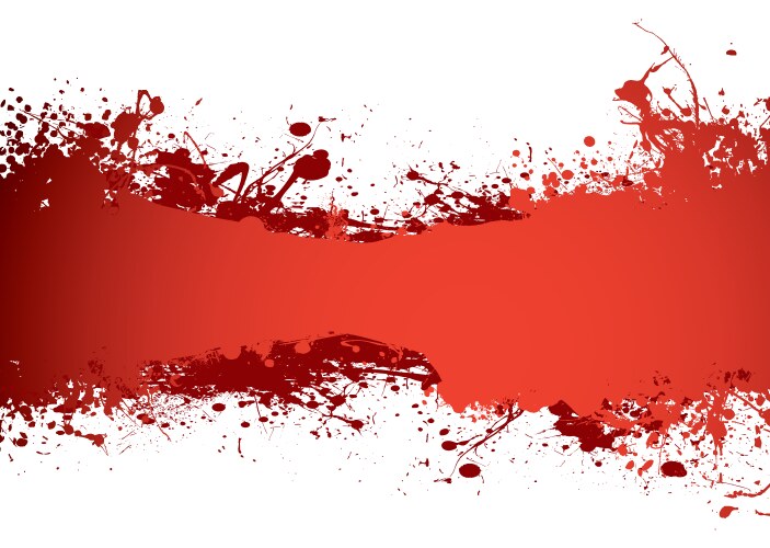 Blood splat Royalty Free Vector Image - VectorStock