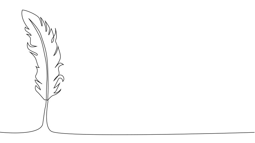 Self-drawing of continuous drawing one line Vector Image