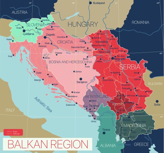 Balkan Map Vector Images (over 2,000)