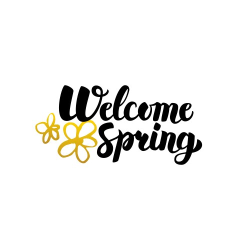 Welcome greetings russian lettering Royalty Free Vector