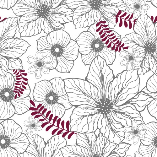 Floral pattern Royalty Free Vector Image - VectorStock