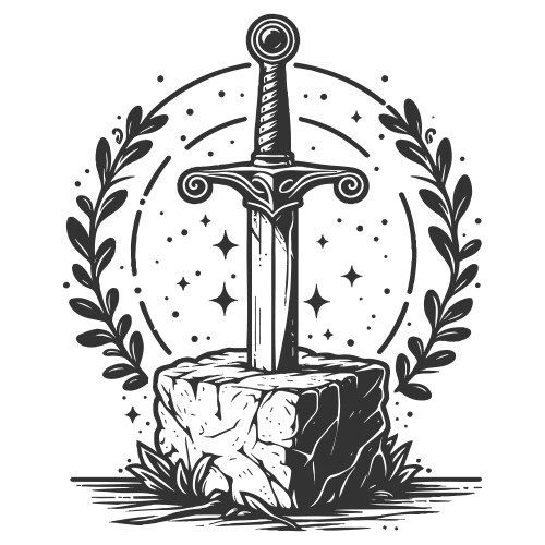 Excalibur Sword Drawing