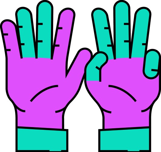 Kids Hands Gesture Numbers Vector Images (over 340)