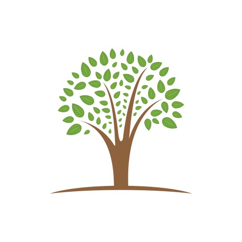 Abstract branch and tree logo for company business