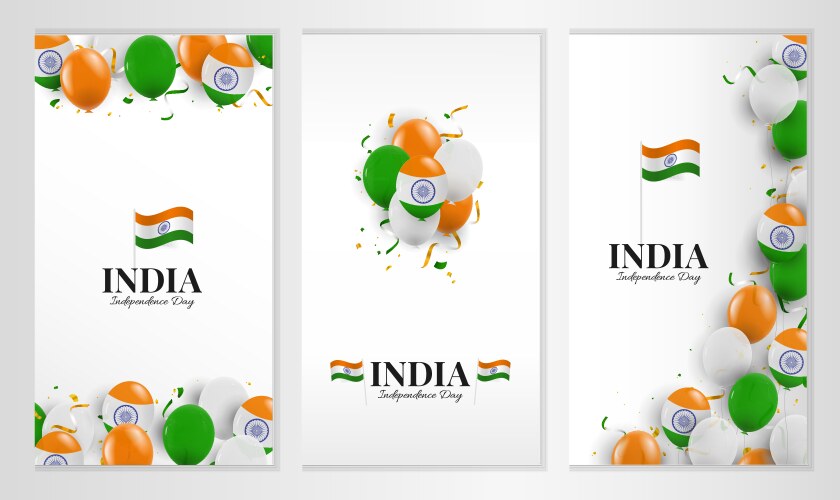 India independence day Royalty Free Vector Image