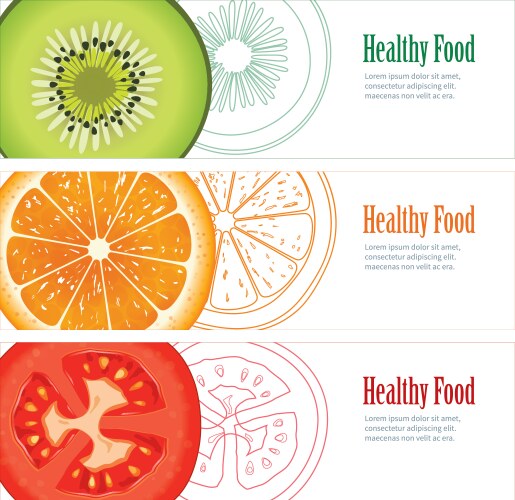 Healthy Food Vector Images (over 1 million)