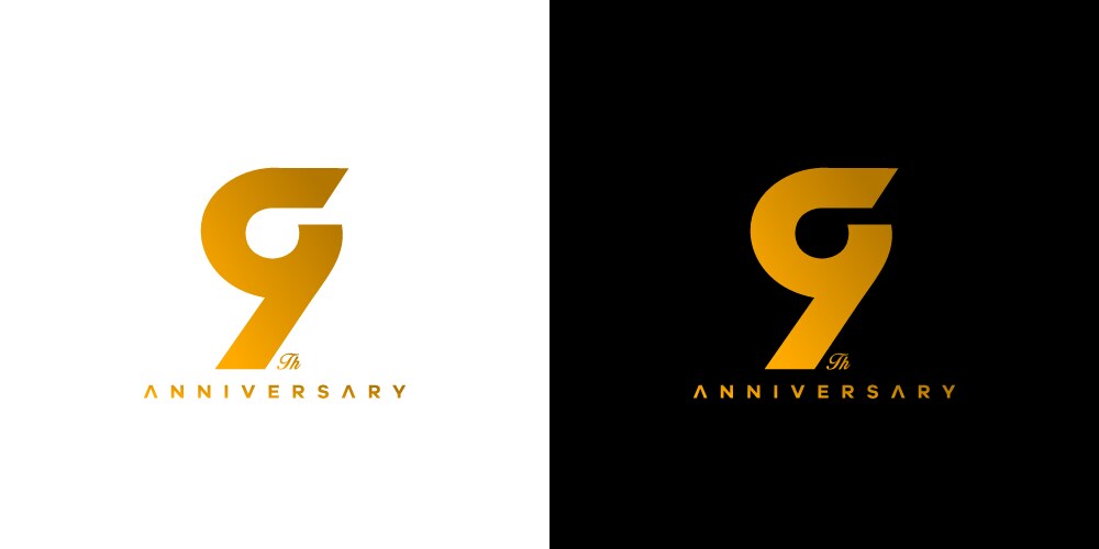 Modern and elegant number 20 logo design Vector Image