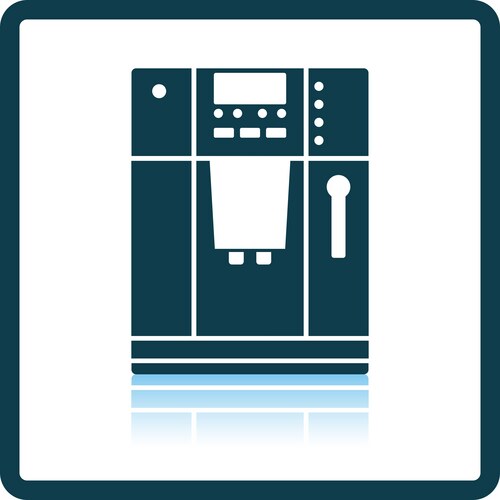 Kitchen coffee machine icon Royalty Free Vector Image