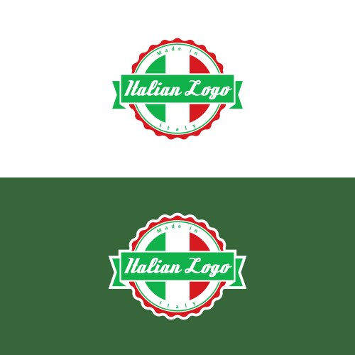 Set of rome italy symbols italian Royalty Free Vector Image