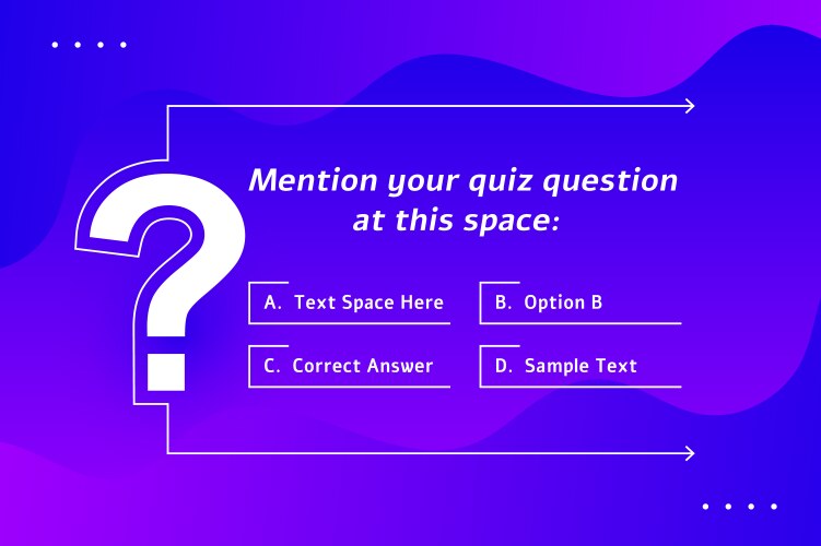 Multiple Choice Questions Vector Images (over 540)