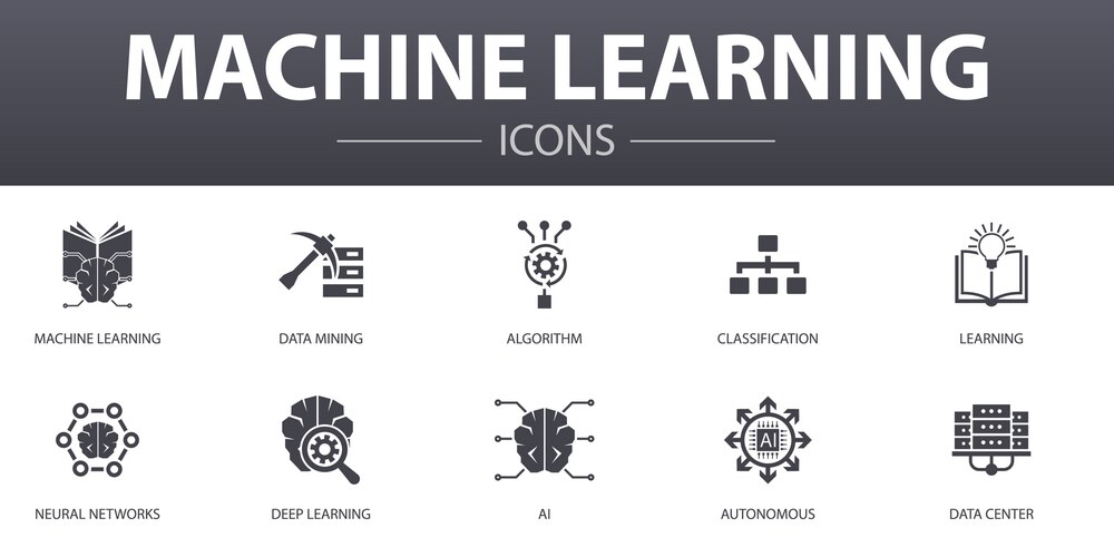 AI & Machine Learning Icons – Royalty-Free Vector | VectorStock