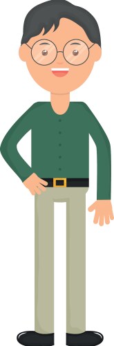 Male teacher Royalty Free Vector Image - VectorStock
