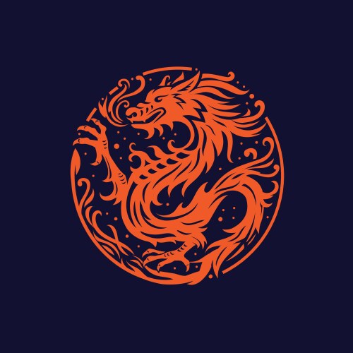 Dragon Circle Vector Images (over 2,000)