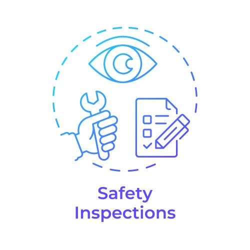 Library management blue gradient concept icons Vector Image