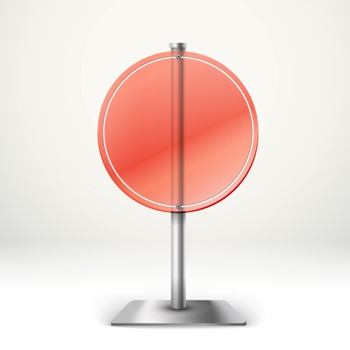 Blank billboard advertising Royalty Free Vector Image