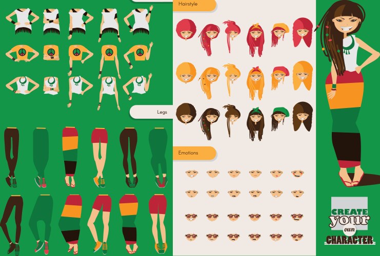Marijuana Girl Vector Images (over 450)
