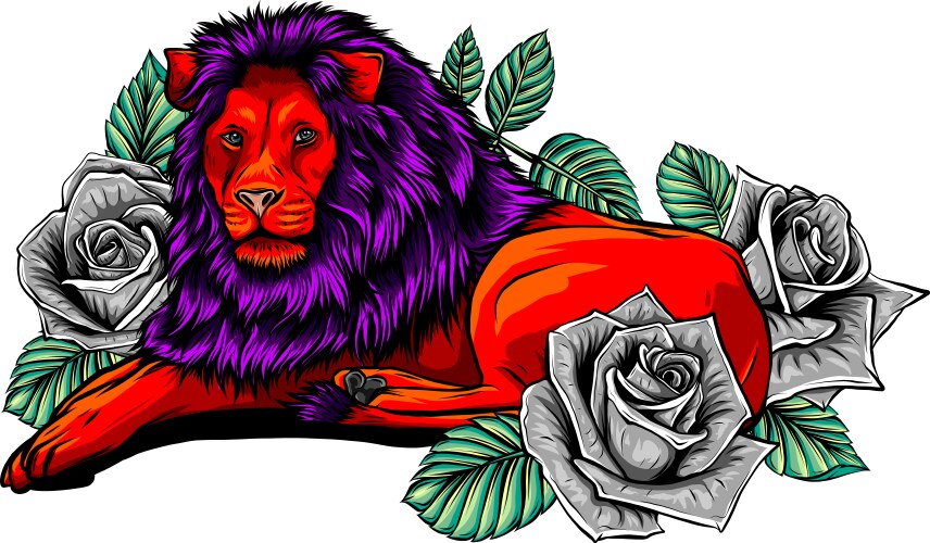 Leaping Lion Vector Images (over 110)