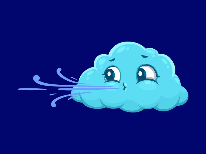 Cartoon Wind Blowing Vector Images (over 3,100)