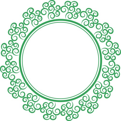 Beautiful round design Royalty Free Vector Image