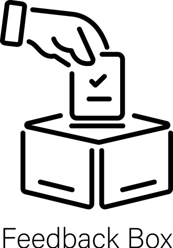 Give feedback Royalty Free Vector Image - VectorStock