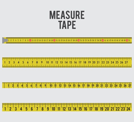 Tape measure in centimeters Royalty Free Vector Image