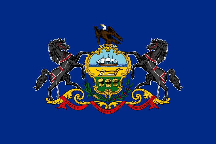 Pennsylvania State Seal Royalty Free Vector Image