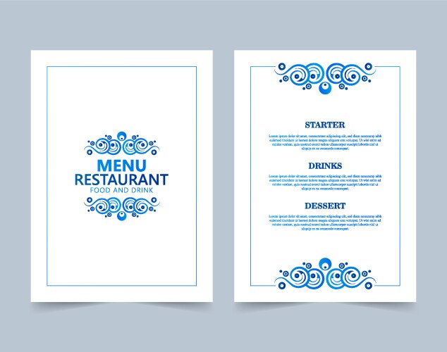 Restaurant Menu Borders Vector Images (over 6,500)