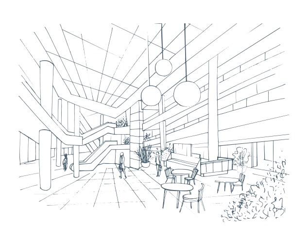 Shopping Mall Interior Vector Images (over 5,800)