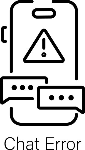 Handsfree error Royalty Free Vector Image - VectorStock