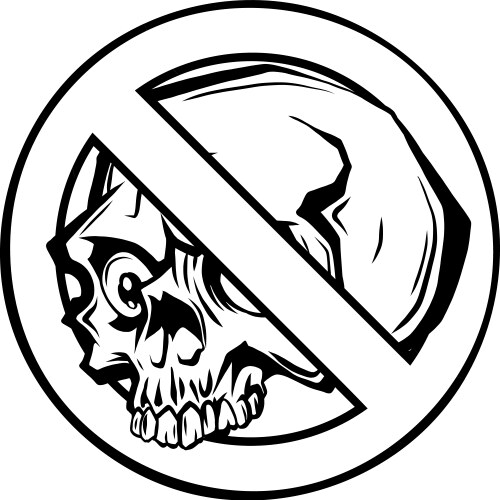 Danger skull Royalty Free Vector Image - VectorStock