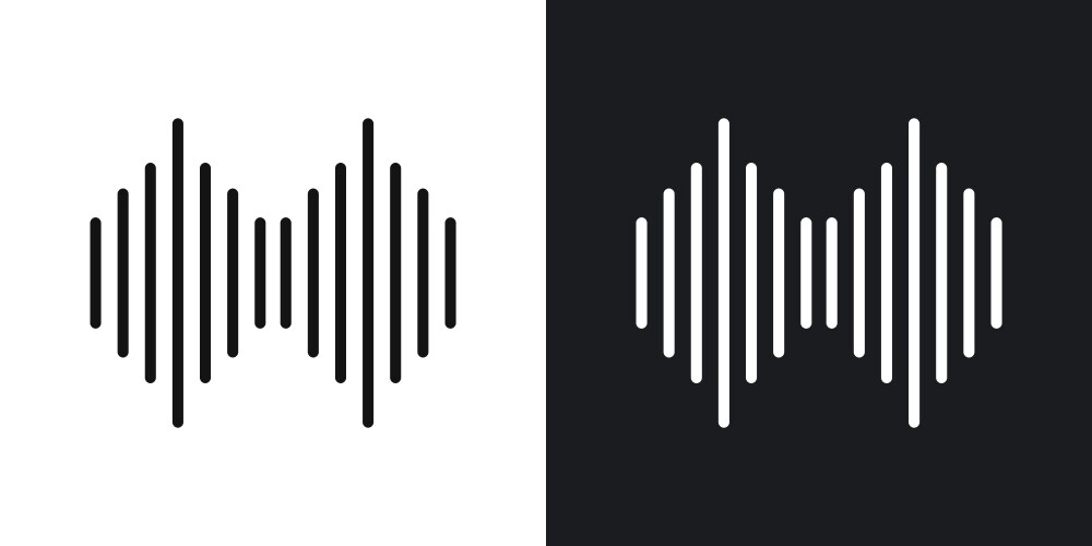 Waveform icon Royalty Free Vector Image - VectorStock