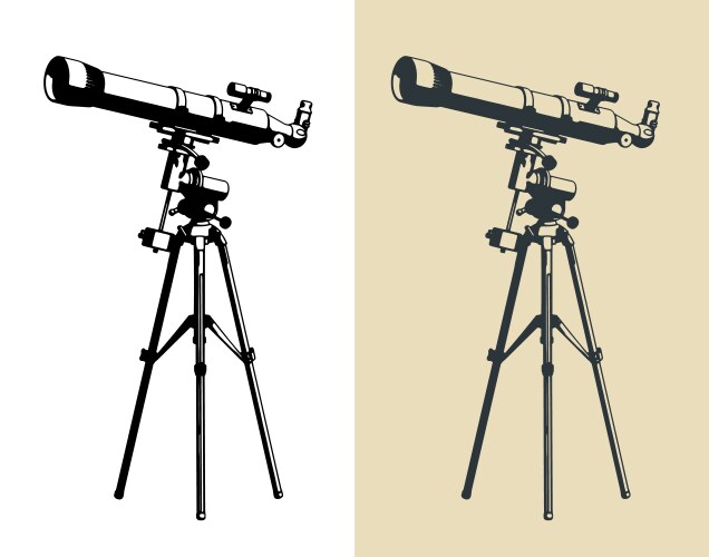 Telescope Royalty Free Vector Image - VectorStock
