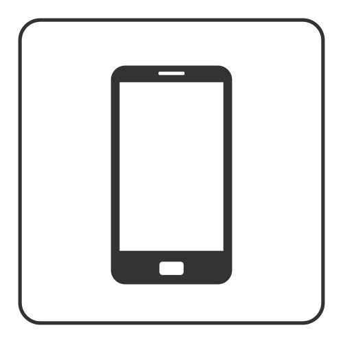 Realistic mobile phone Royalty Free Vector Image