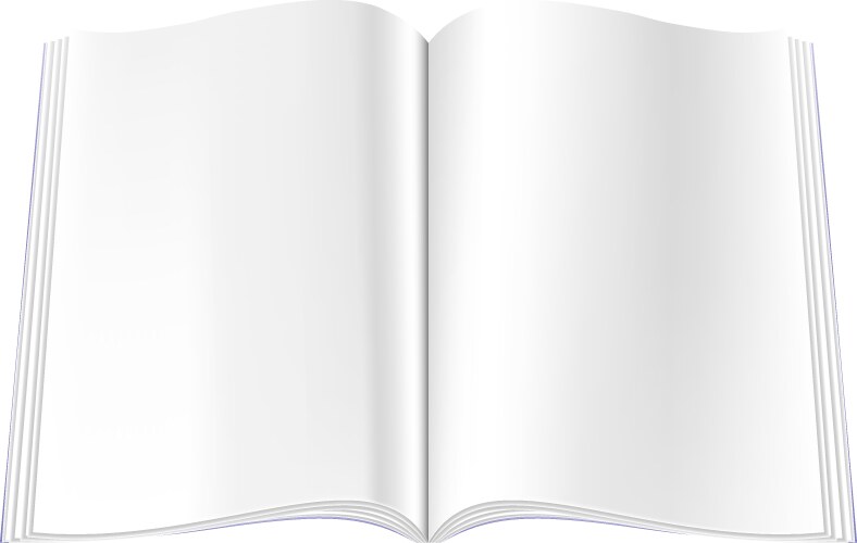 Blank magazine paper Royalty Free Vector Image