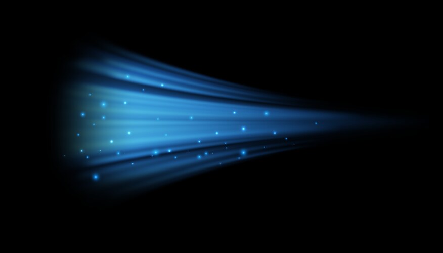 Air conditioner flow wind effect abstract light Vector Image