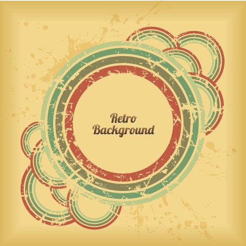 Retro background design Royalty Free Vector Image