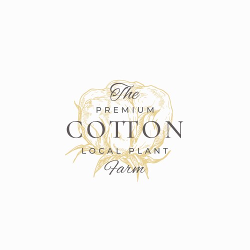 Carnation flowers logo design text hand drawn Vector Image