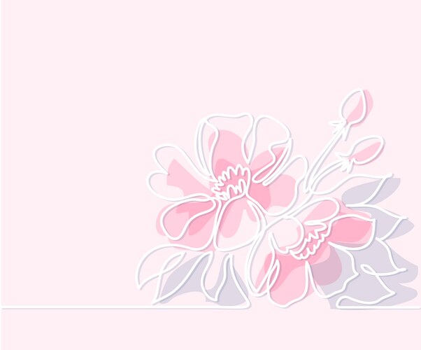 Background Flower Royalty Free Vector Image Vectorstock