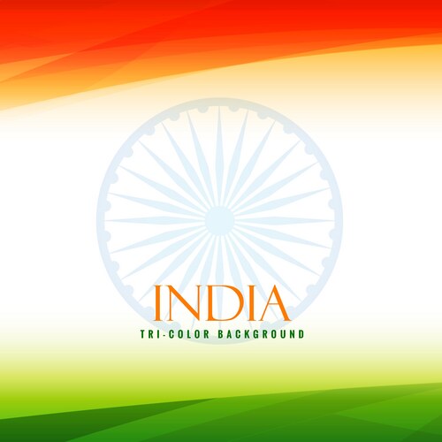 Indian Tricolor Flag Wallpaper – Royalty-Free Vector | VectorStock